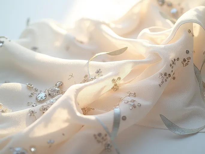 28A Mesh Fabric Trends Pleated Lace Chiffon and Sequin Styles