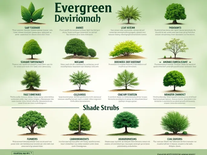 Evergreen Shrubs Full of Greenery The Best Choices for Specific Environments