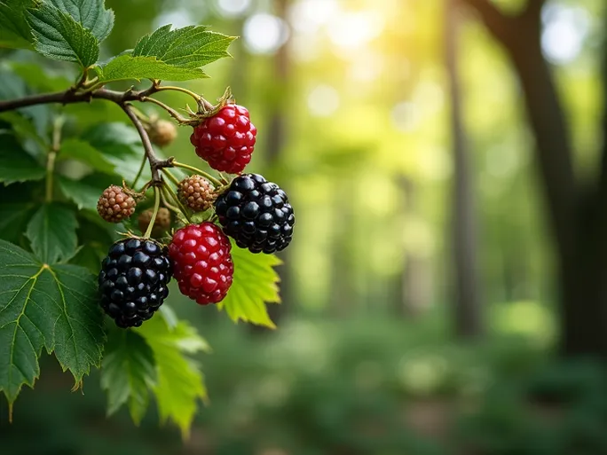 Delicious Blackberries The Unique Charm and Ecological Value of Old Vine Plants