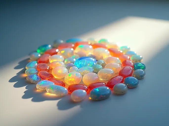 The Charming World of Australian Opal Emperor Opal at Ningxiang Pavilion