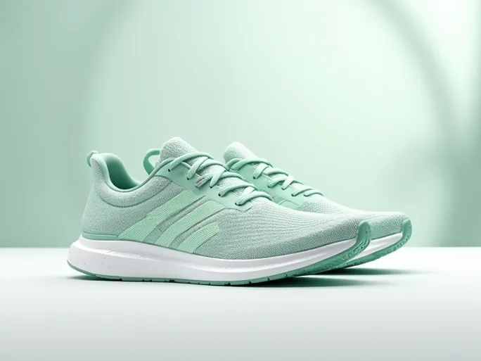 Lining Launches Breathable Womens Running Shoes in Green and White