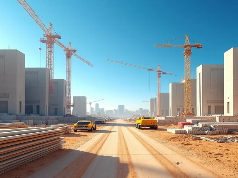 Concrete Engineering Progress for Saudi Arabia's The Line Super City