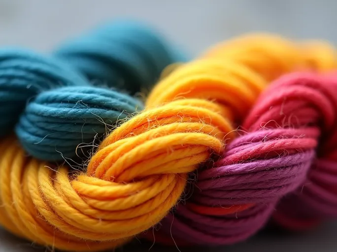 Threecolor Polyester Yarn Gains Popularity in Textile Design