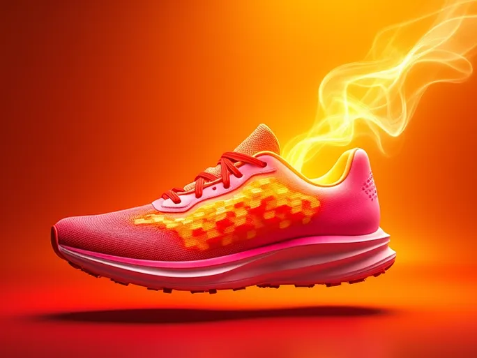 Lining Launches Datadriven Blaze Red Training Shoes