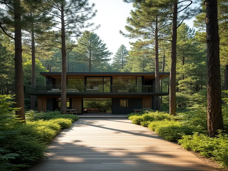 Pine Tree Lane House: A Perfect Merge of Modernity and Nature