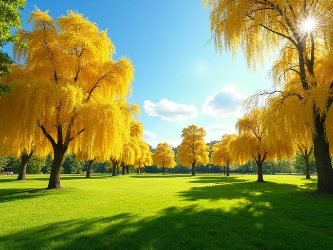 Voss Acacia Trees Thrive in Sunlit Landscapes