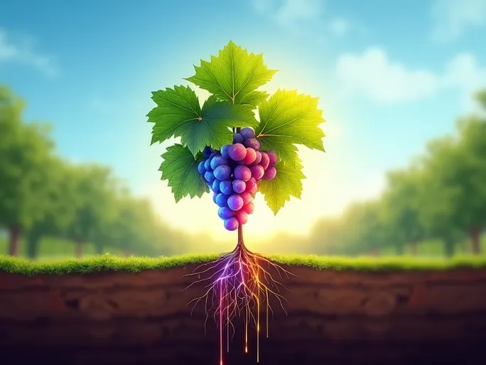Yearround Fertilization Plan Boosts Grape Yield and Quality
