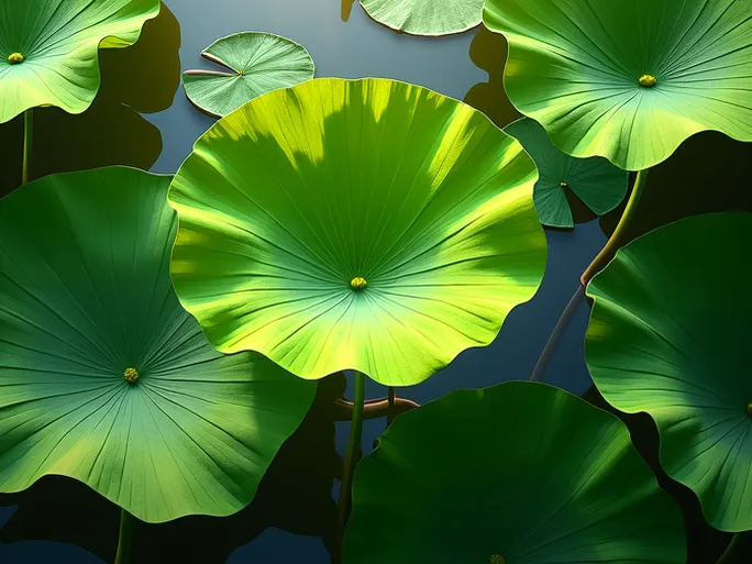 Optimal Timing Crucial for Harvesting Lotus Leaves