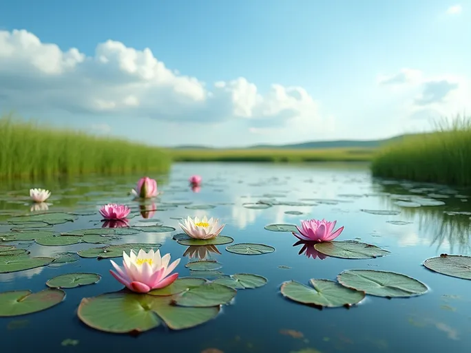 Water Lily Prices Shift in Inner Mongolia