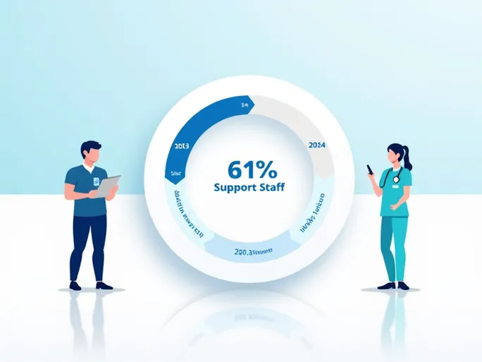 NHS Support Staff Numbers Dip Slightly in 2024, Remain Vital