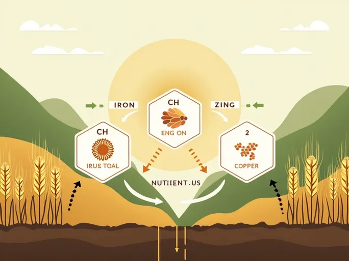 Enhancing Iron Zinc and Copper Nutrition Levels in Wheat Through 4R Management Strategy