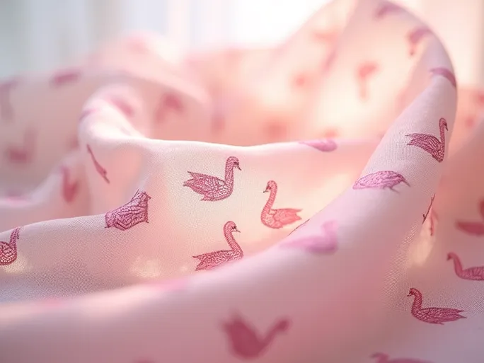 Luxury Pink Embroidered Mesh Curtains Gain Popularity
