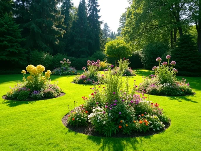 Exploring the Island Flower Beds and Lawn Design of Hyde Hall