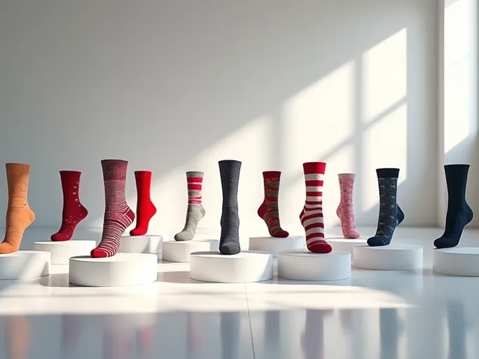 Chinas Datang Hosiery Pavilion Showcases Fashion at World Sock Capital