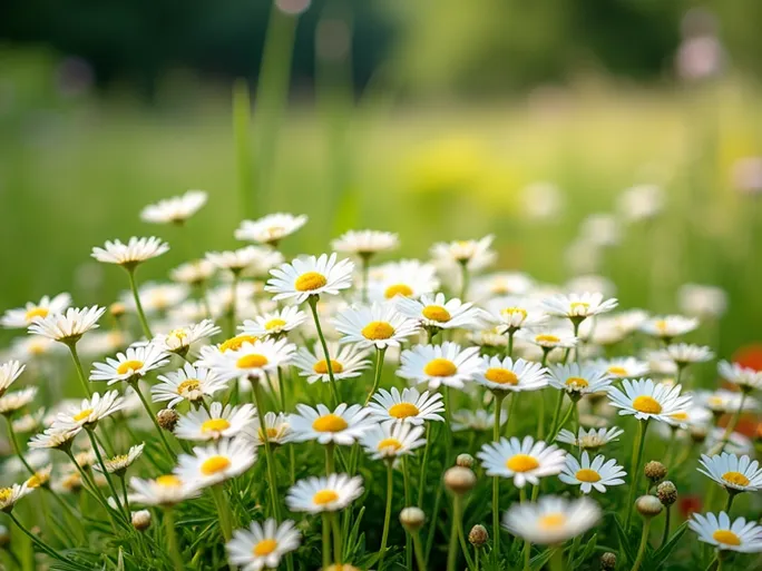Wildflower Gardens Thrive with Resilient Common Daisies