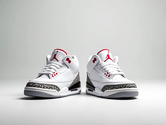 Air Jordan 3 Retro white Cement Released for Kids