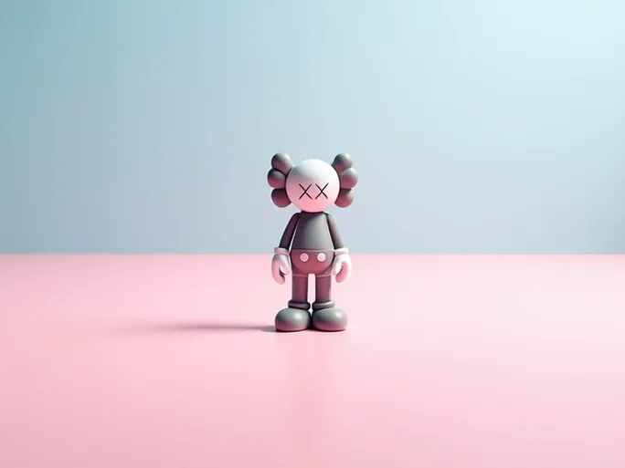 KAWS and squid Game Release Limitededition Collaboration Figurine