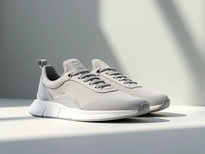 Loewes Light Grey Sneakers Blend Style and Comfort