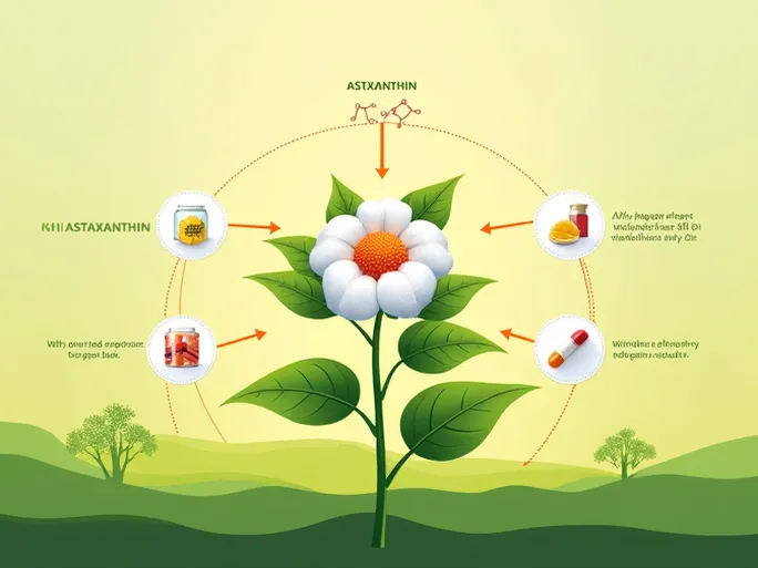 Engineered Cotton Synthesizes Astaxanthin Enhancing Commercial Potential