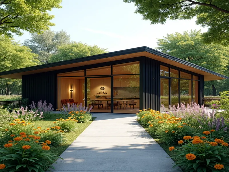 Dutch Black Wooden Structure For Senior Shelters: Bold Architectural Design Harmonizes With Nature