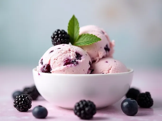Blackberry Goat Cheese Ice Cream Gains Popularity This Summer