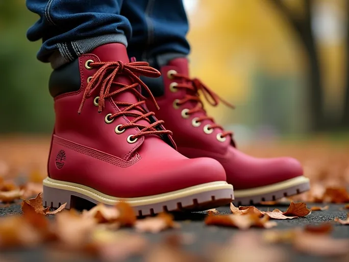 Timberland Unveils Rubyhued 6inch Premium Boot