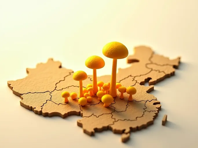 Inner Mongolia Enoki Mushroom Spawn Market Grows