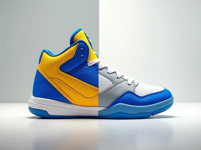 Anta KT2 retro Yellow Blue Merges Vintage Design with Modern Basketball Tech