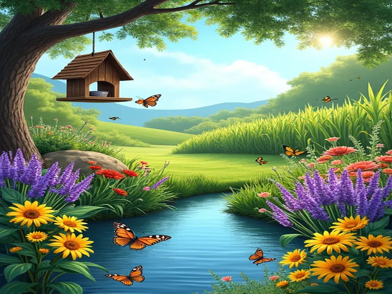 Creating and Maintaining a Wildlife Garden: Contributing to Ecological Diversity