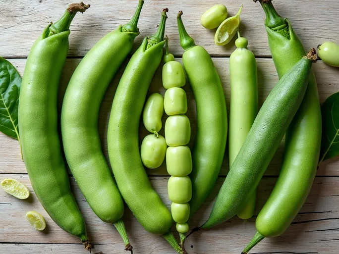 Chinas Cixi Harvests Fresh Fava Beans for Spring Market
