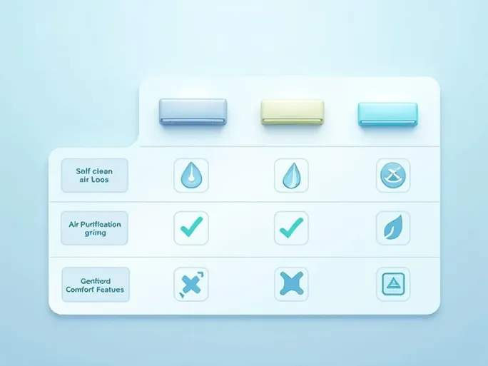 Comparing Health Features in Modern Air Conditioners