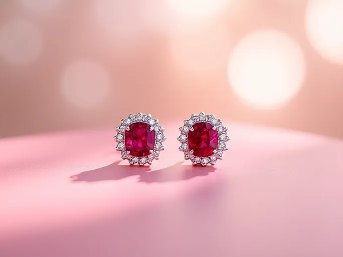 ZOCAI Ruby Earrings Style and Pricing Trends