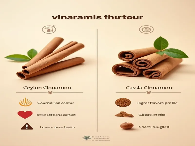 Differences Between Ceylon Cinnamon and Cassia Cinnamon and Their Health Impacts