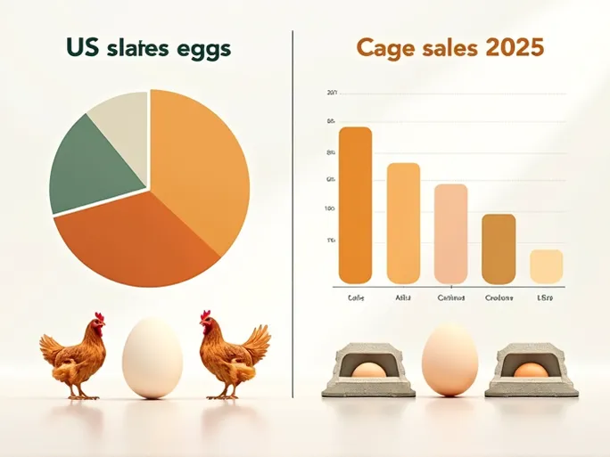 U.S. Cage-Free Egg Sales Soar as Consumer Preferences Shift in 2025