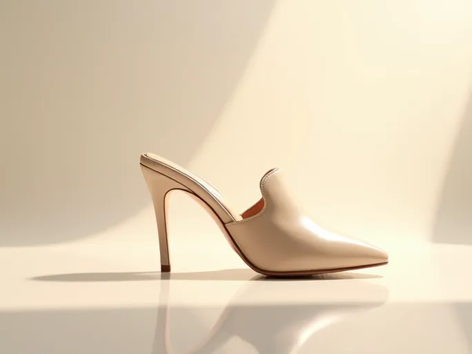 Loewes Beige Mules Blend Style and Elegance