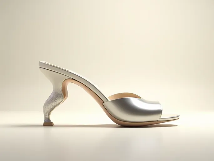 Alexander Mcqueen Debuts Ivory and Silver Hybrid Slide