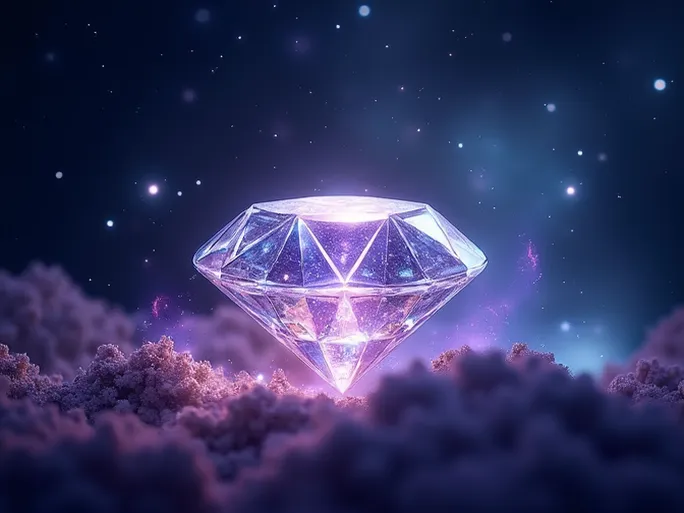 Natural Diamonds Linked to Astronomical Art in New Study