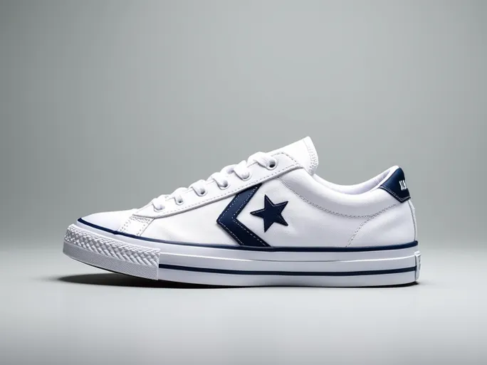 Converse Relaunches Star Player Low in Retro White and Navy