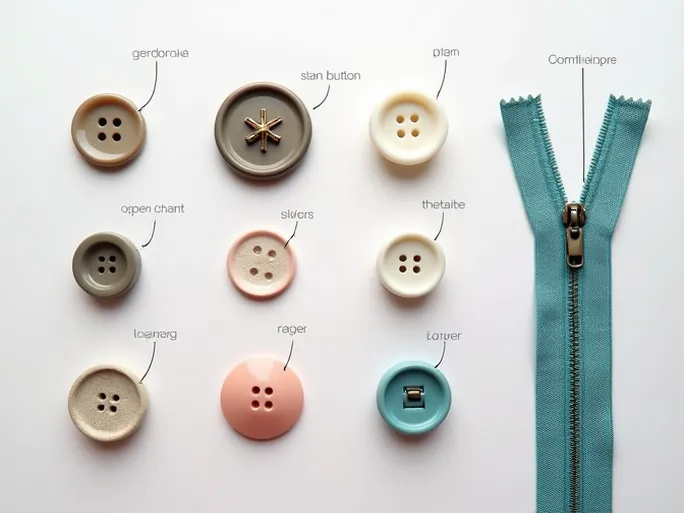 Guide to Sourcing Buttons and Zippers for Garment Industry