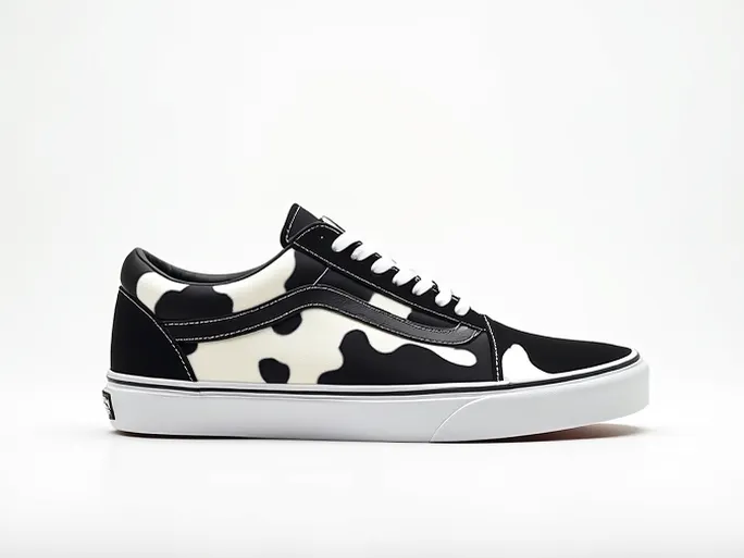 Vans Unveils Bold cow Multi Design for Old Skool Sneakers