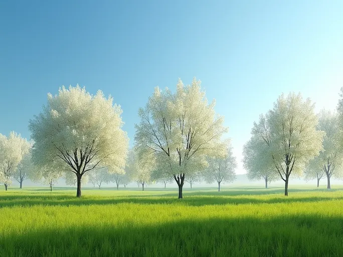 Willow Trees Bloom As Springs Natural Wonder