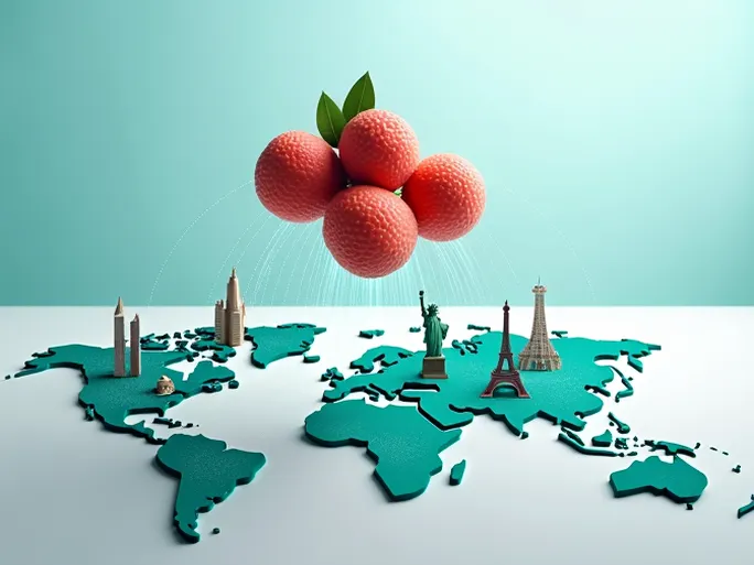 Guangdong Lychee Exports Surge with Datadriven Tech
