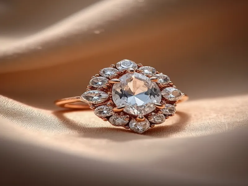 Charming Victorian Style Diamond Ring