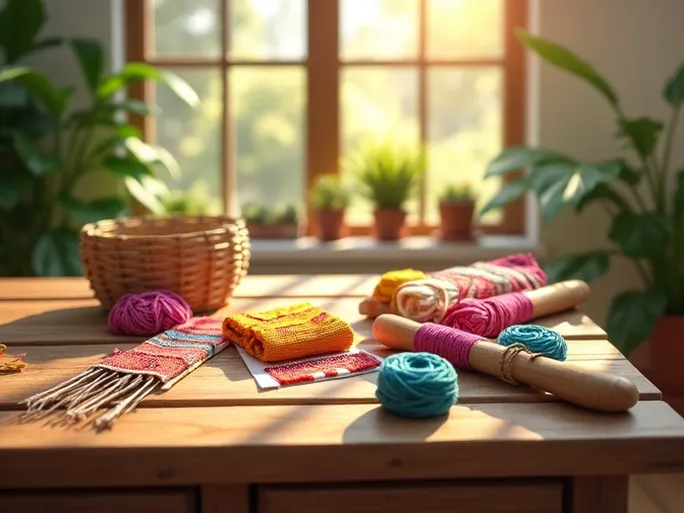 Handcrafted Weaving Workshops Promote Serenity