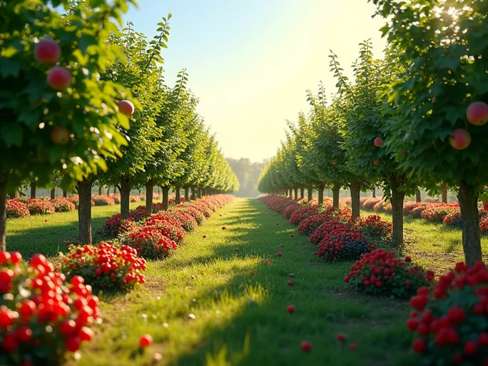Optimal Planting Sites for Fruit Trees and Bushes