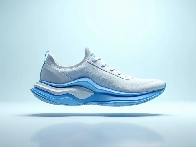 361 Launches Techenhanced white Blue Running Shoes for Performance