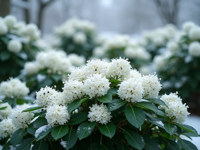 Viburnum Tinus Macrophyllum Ideal for Winter Gardens