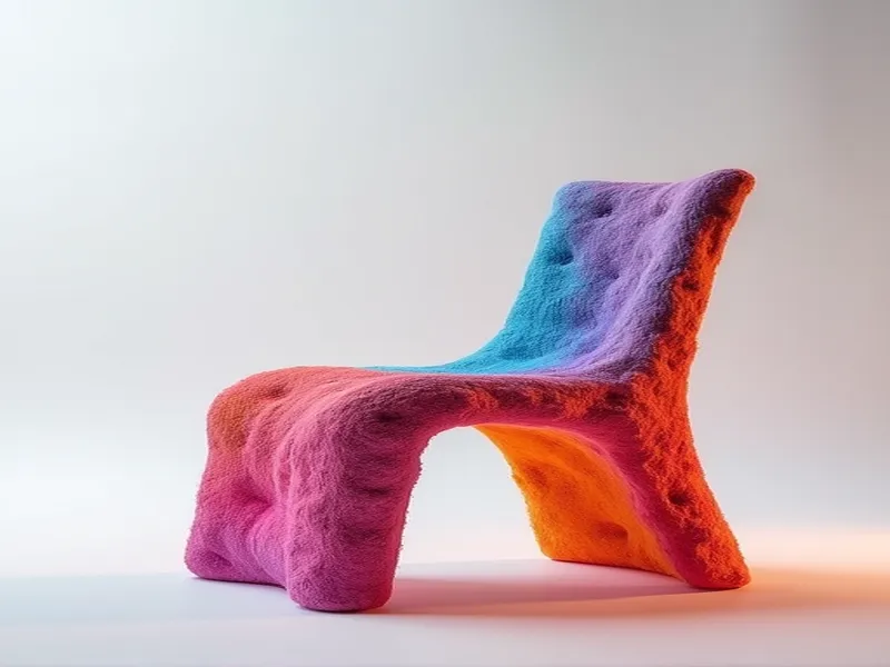 Thermal Reactive Seating: Color Changes of Leo Reflect Human Touch