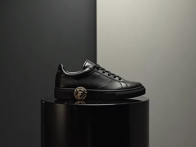 Versace Unveils Subtly Luxurious Greca Low in Black