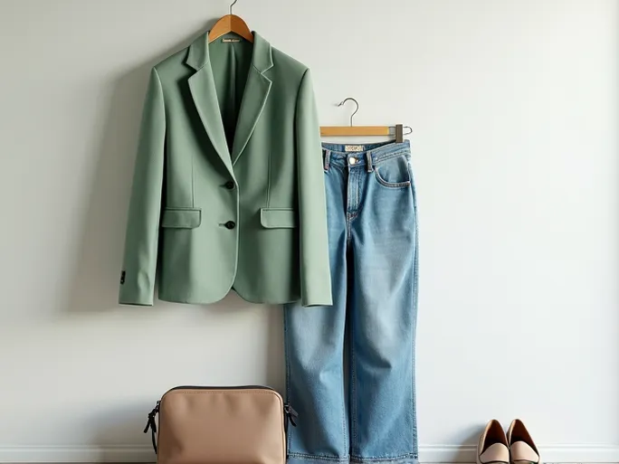 Yang Caiyu Showcases Classic Style with Blazer and Jeans